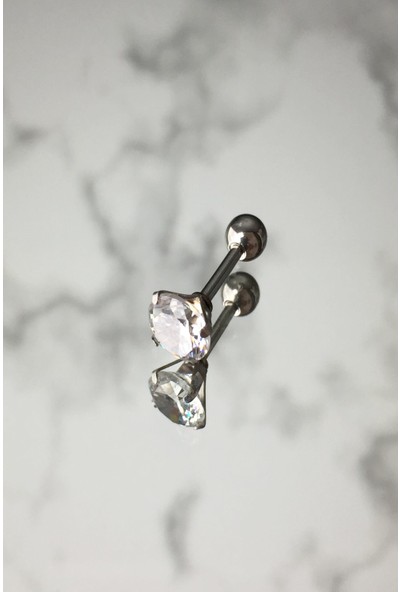 Axexuar Cerrahi Çelik 316L Zirkon Taşlı Göbek Kaş Piercing Axexuar Cerrahi Çelik 316L Zirkon Taşlı Göbek Kaş Piercing