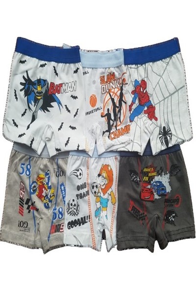Girls Boys Kids Çizgi Film Karekterli Erkek Çoçuk Boxer 3 11 Yaş