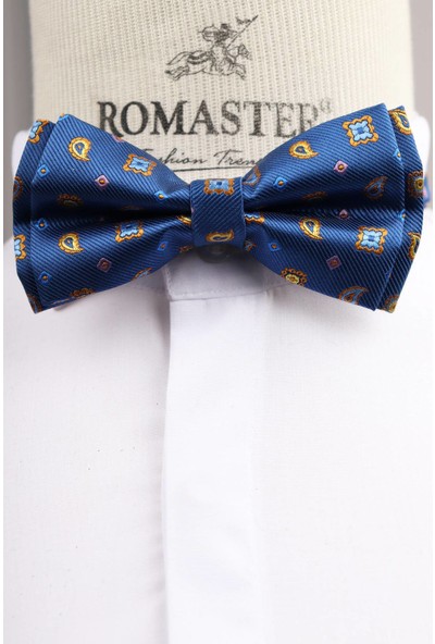 Romaster Lacivert Desenli Erkek Papyon