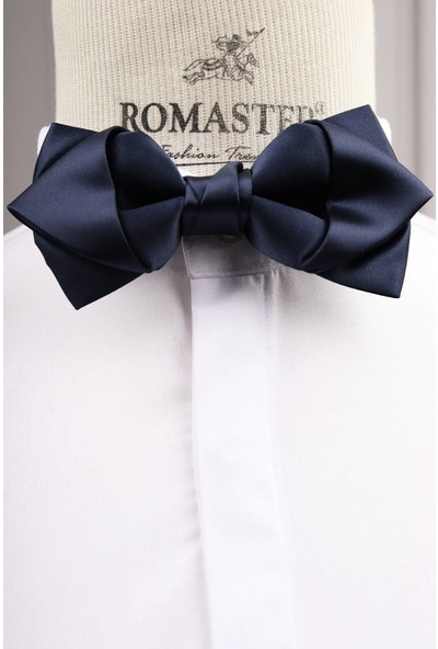 Romaster Lacivert Düz Erkek Papyon