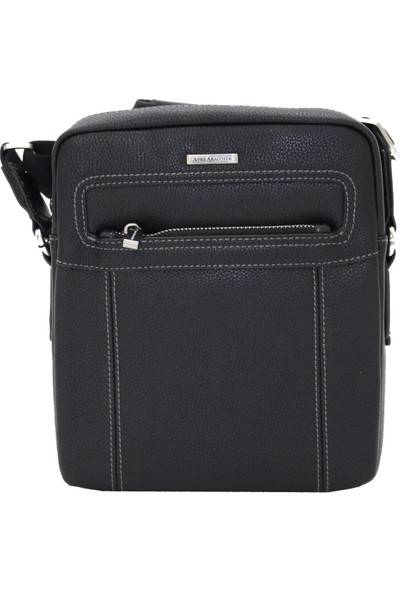 30851 Anre Aragosta Suni Deri Omuz Askılı Portföy Çanta, Postacı