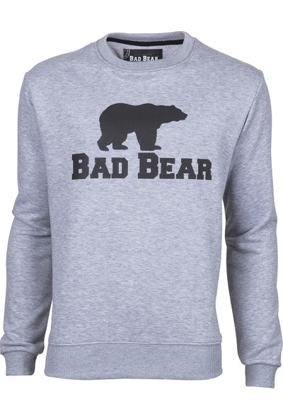 Bad Bear Bad Bear Cn Graymelange Sweat Shirt
