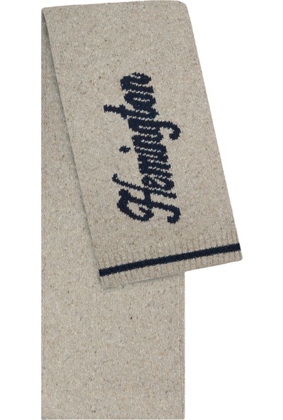 Hemington Erkek Logolu Lambswool Bej Atkı Hemington Erkek Logolu Lambswool Bej Atkı