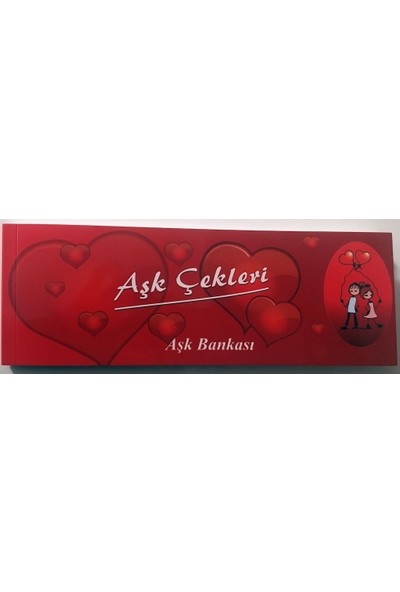 Tuğra Özel Aşk Bankası Romantik Hediye Aşk Sözleri Çek Defteri 40 Sayfa