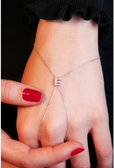 Argentum Concept Gümüş E Harfi Şahmeran B064601