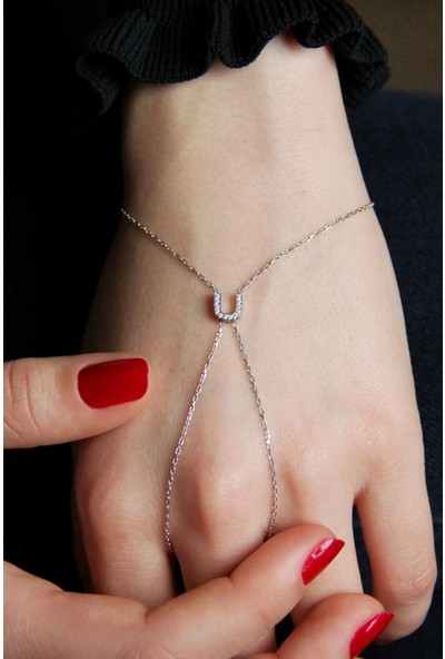 Argentum Concept Gümüş U Harfi Şahmeran B066001