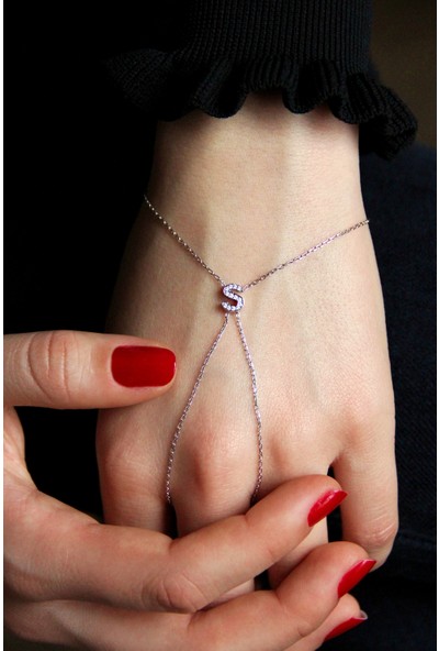 Argentum Concept Gümüş S Harfi Şahmeran B065801