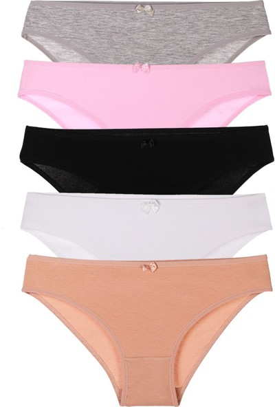 Nicoletta Mıxcolor Kadın Külot 5'li Paket Nicoletta Mıxcolor Kadın Külot 5'li Paket