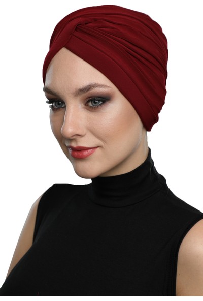 Fidan Bone Fidan Çapraz W Bordo Hazır Bone