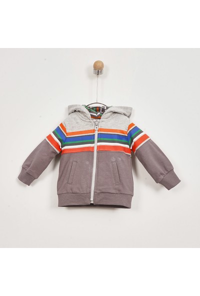 Panço Erkek Bebek Fermuarlı Sweat 2021BB08026
