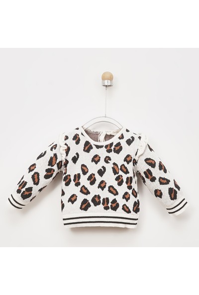 Panço Kız Bebek Triko Kazak 2021GB18007