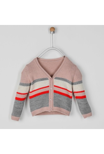 Panço Kız Çocuk Triko Hırka 2021GK18011