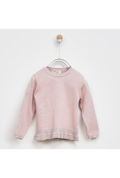 Panço Kız Çocuk Triko Kazak 2021GK18004