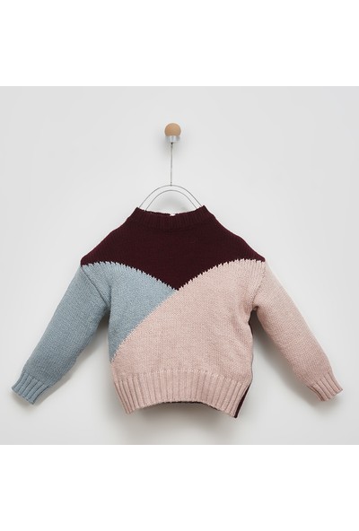 Panço Kız Çocuk Triko Kazak 2021GK18006