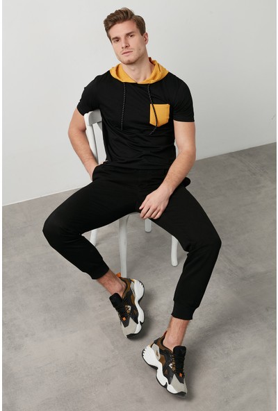 Buratti Kapüşonlu T Shirt Erkek T Shirt 5721002