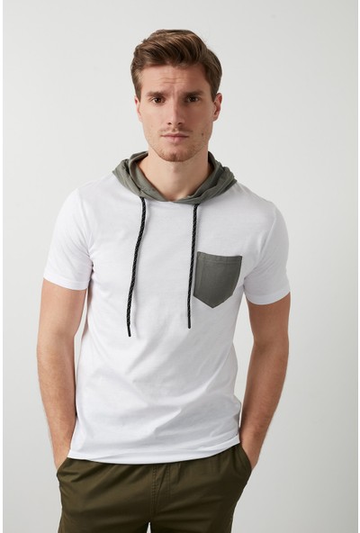 Buratti Kapüşonlu T Shirt Erkek T Shirt 5721002