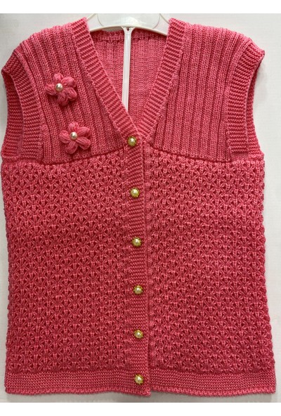Ayhan Home Örgü Kız Çocuk Yeleği Ayhanhome