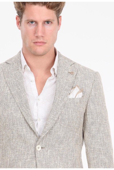 Kip Erkek Desenli Dokuma Ceket Kip Erkek Desenli Dokuma Ceket