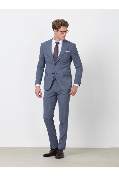 Kip Erkek Desenli Dokuma Takım Elbise
