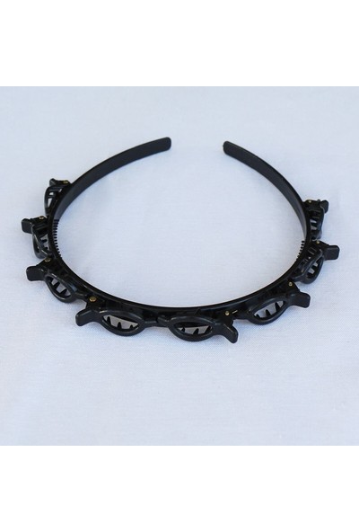 Takıştır Siyah Saç Bükücü Taç