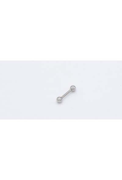 Takıştır Top Uçlu Düz Piercing (10mm) Takıştır Top Uçlu Düz Piercing (10mm)