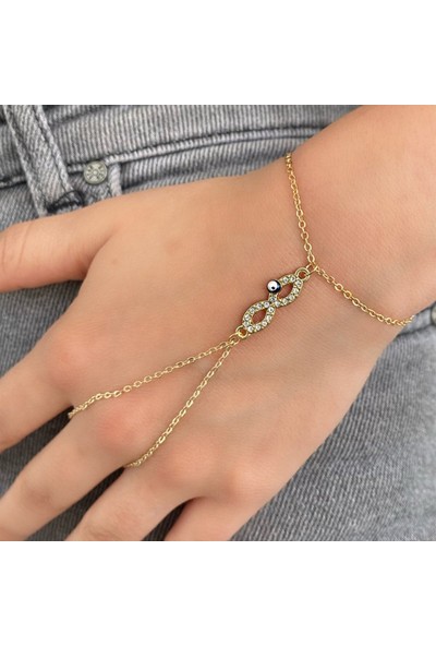 Takıştır Sarı Sonsuzluk Figürlü Şahmeran