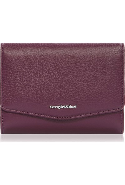 Cengiz Pakel Deri Kadın Cüzdan-Portföy 65103-MÜRDÜM