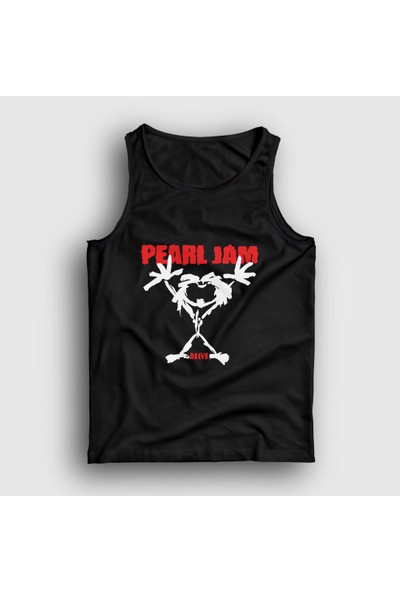 Presmono Unisex Siyah Alive Pearl Jam Atlet Presmono Unisex Siyah Alive Pearl Jam Atlet