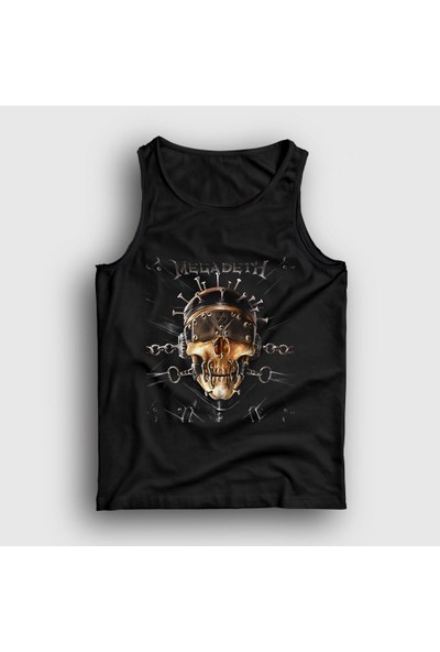 Presmono Unisex Siyah Nails Megadeth Atlet