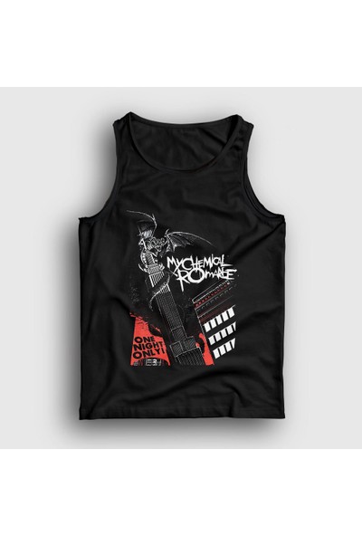 Presmono Unisex Siyah One Night My Chemical Romance Atlet Presmono Unisex Siyah One Night My Chemical Romance Atlet