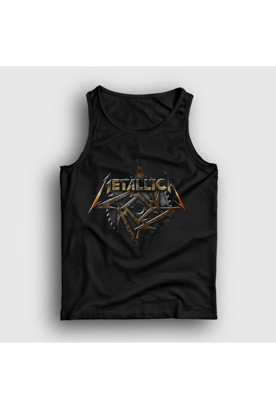 Presmono Unisex Siyah Saw Blade Metallica Atlet Presmono Unisex Siyah Saw Blade Metallica Atlet