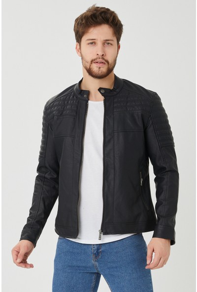 Gavazzi Erkek İçi Kürklü Deri Mont Ceket 731 Model Gavazzi Erkek İçi Kürklü Deri Mont Ceket 731 Model