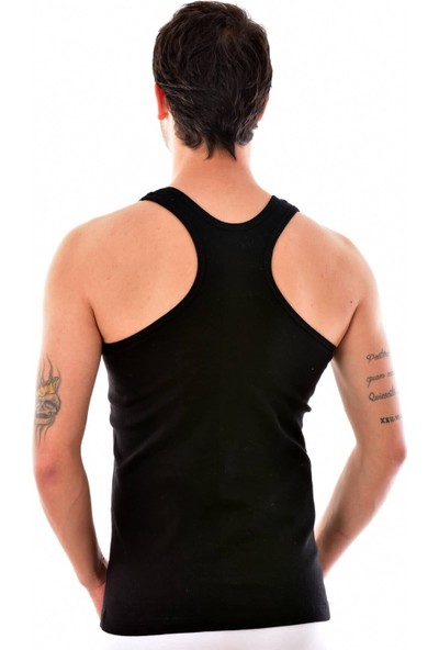 Tutku Tutku Erkek Ribana Siyah Spor Atlet