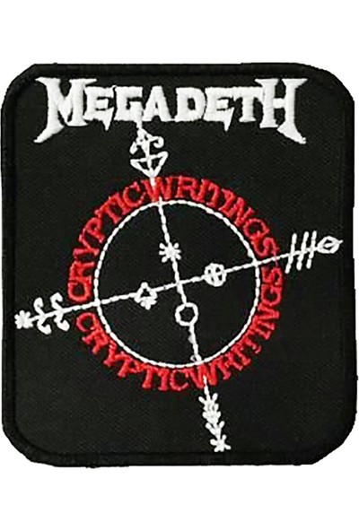 Metal Giyim Megadeth Ufak Boy Patch Yama Metal Giyim Megadeth Ufak Boy Patch Yama