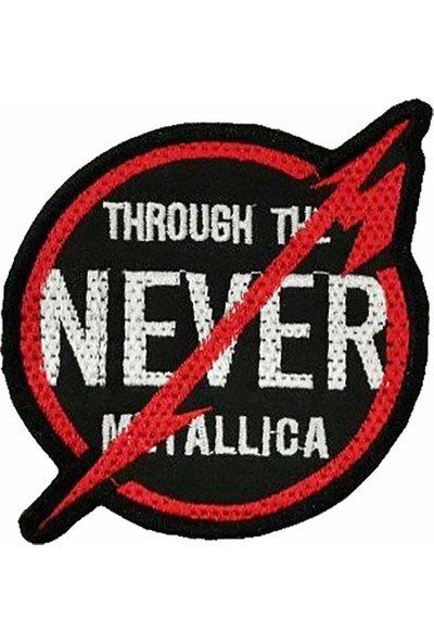 Metal Giyim Metallica Never Ufak Boy Patch