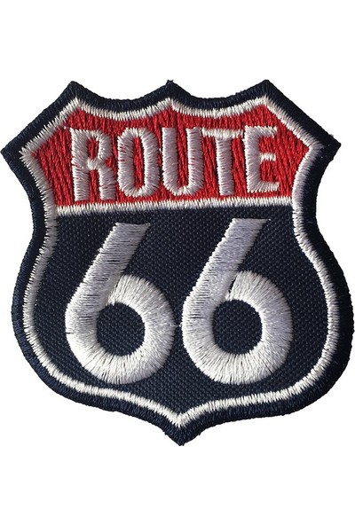 Metal Giyim Route 66 Ufak Boy Patch Yama