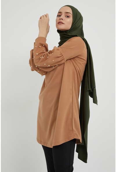 inStyle Inci Detaylı Balon Kol Tunik