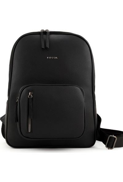 Fossil Kalıplı Deri Sırt Çantası