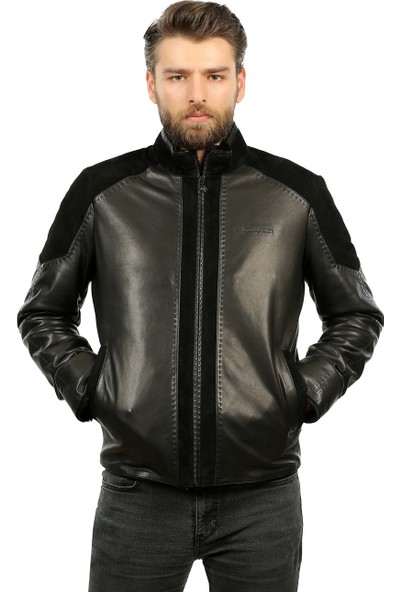 Franko Armondi Erkek Deri Spor Luxury Mont Kışlık Iç Süet Siyah K-1365-19492 Fa1 Franko Armondi Erkek Deri Spor Luxury Mont Kışlık Iç Süet Siyah K-1365-19492 Fa1