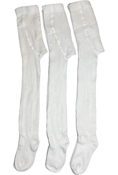 Aktaş Socks 3'lü Dantelli Külotlu Çorap