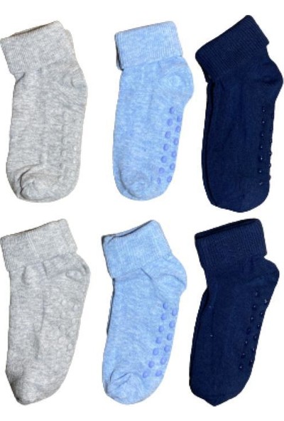 Aktaş Socks 6'lı Unisex Kaydırmaz Çocuk Çorap