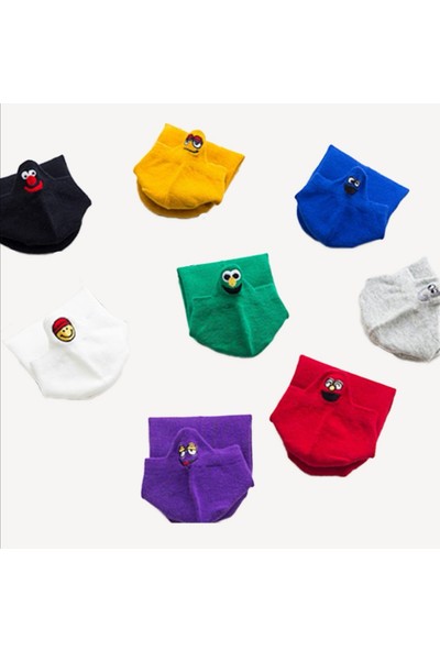 ENG Emoji Desenli Çorap