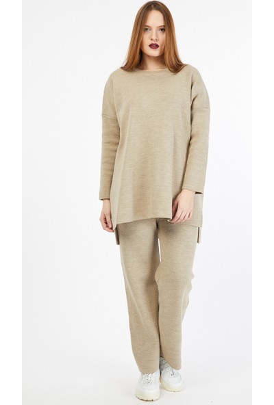 İlmek Triko Pantolonlu Takım İlmek Triko Pantolonlu Takım