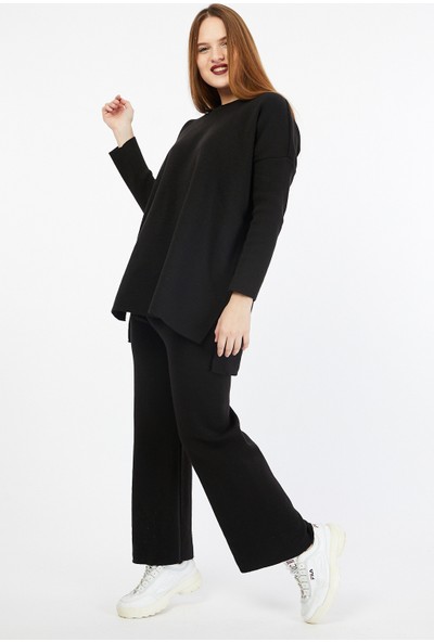 İlmek Triko Pantolonlu Takım