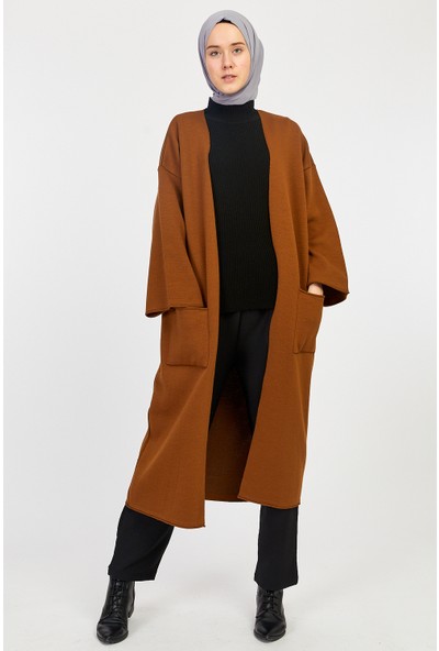 İlmek Kışlık Kimono Hırka
