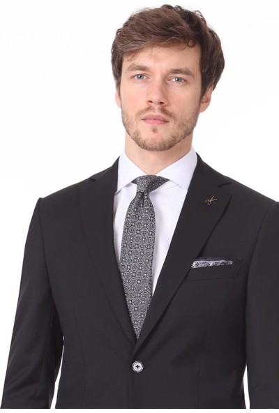 Ramsey Düz Dokuma Takım Elbise