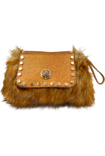 Queen Elizabeth Peluş Portföy Çapraz Çanta Queen Elizabeth Peluş Portföy Çapraz Çanta