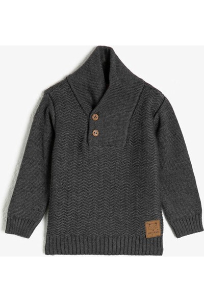 Koton Kids Koton Erkek Çocuk Kazak Antrasit