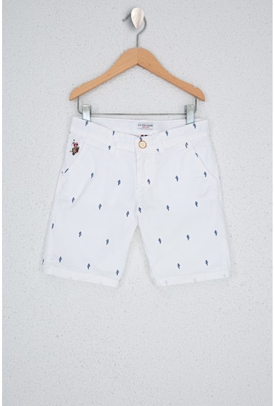 U.S. Polo Assn. Erkek Çocuk Beyaz Dokuma Bermuda Capri 50198865-Vr013 U.S. Polo Assn. Erkek Çocuk Beyaz Dokuma Bermuda Capri 50198865-Vr013