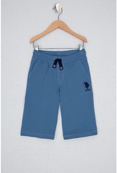 U.S. Polo Assn. Erkek Çocuk Mavi Örme Sort 50222486-Vr028